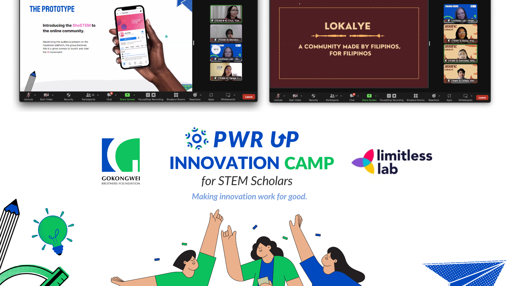 Reframing the Future: GBF, Limitless Lab PWR UP STEM scholars with ...